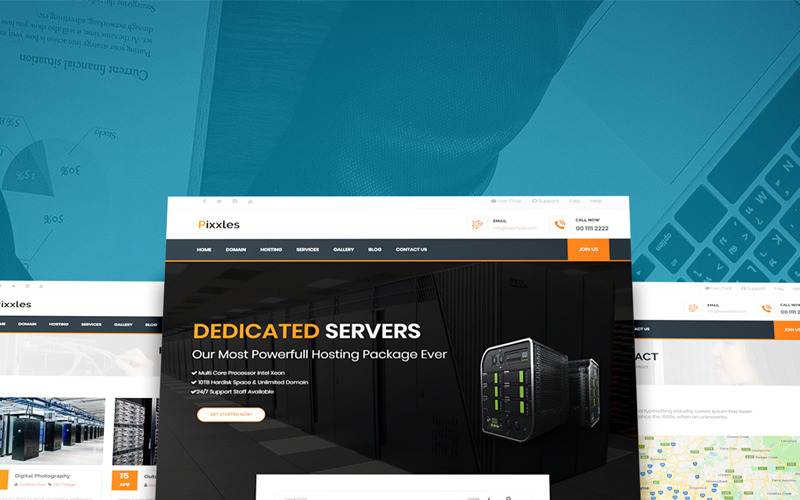 Pixxles - Modello di sito web multiuso - TemplateMonster