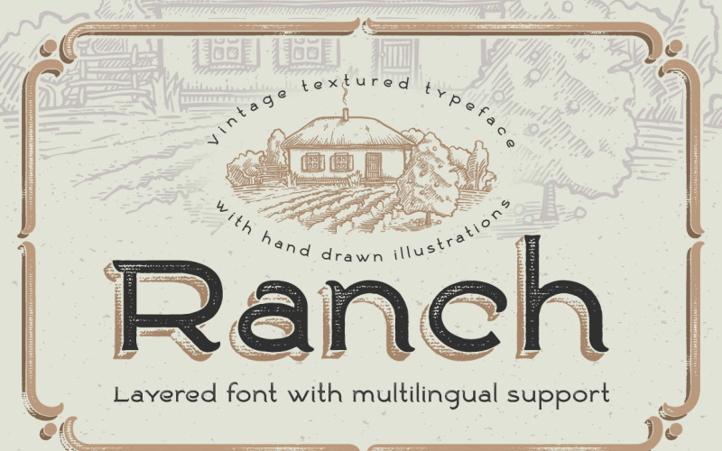 Fuente Ranch Vintage #75267 - TemplateMonster