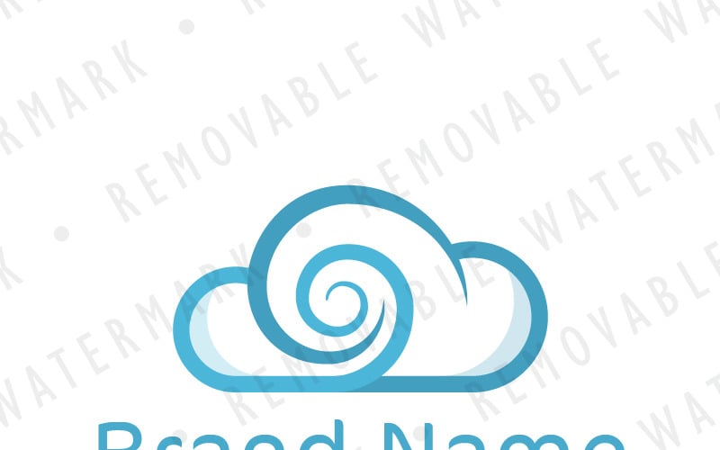 Cloud Vortex Logo Template #75666 - TemplateMonster