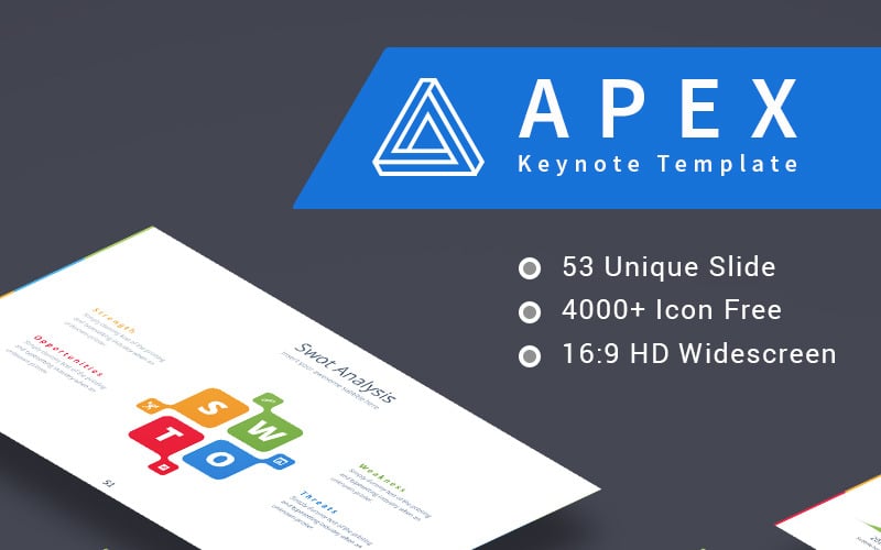 Apex - Keynote template #76147 - TemplateMonster