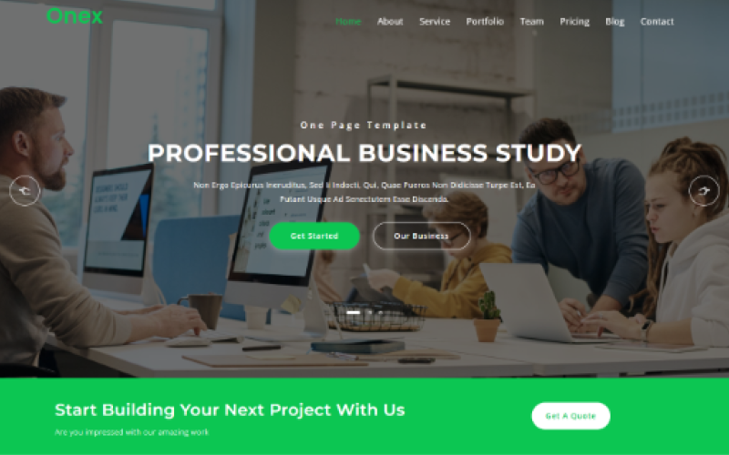VTech | Corporate Agency HTML Landing Page Template