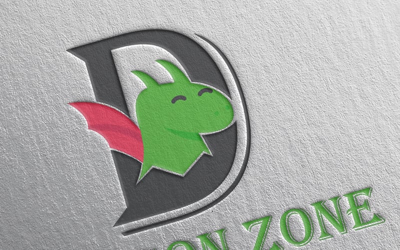 Dragon Zone Logo Template #77056 - TemplateMonster