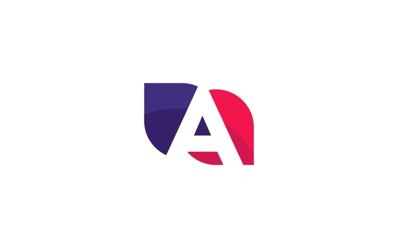 A Harfi Logo Şablonu #77770 - TemplateMonster