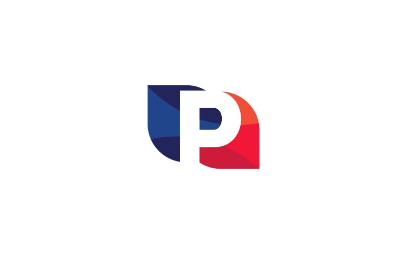 P harfi logo şablonu #77757 - TemplateMonster