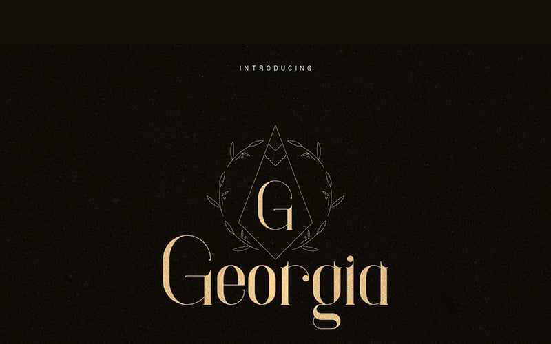 Fuente Georgia #77960 - TemplateMonster