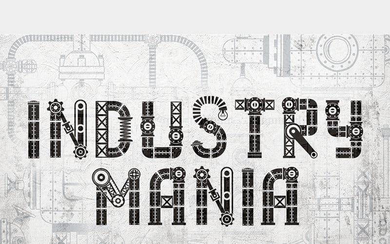 SteamPunk Industry Mania Fuente #78066 - TemplateMonster