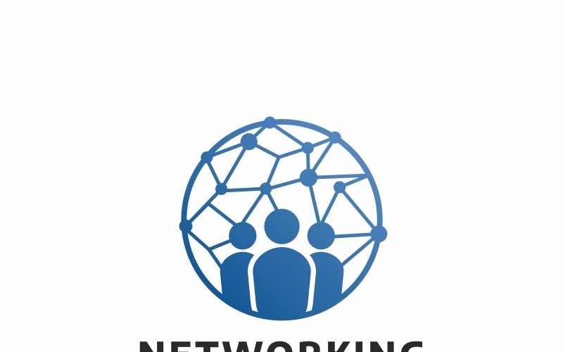 Netzwerk-Logo-Vorlage #79074 - TemplateMonster