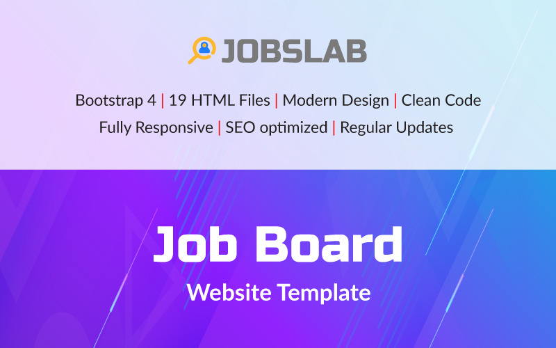 JobsLab - Modèle de site Web Job Board - TemplateMonster