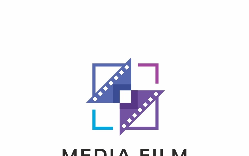 Media Film Logo Template #80317 - TemplateMonster