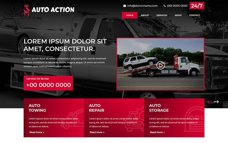 Action automatique - Modèle PSD des services de remorquage