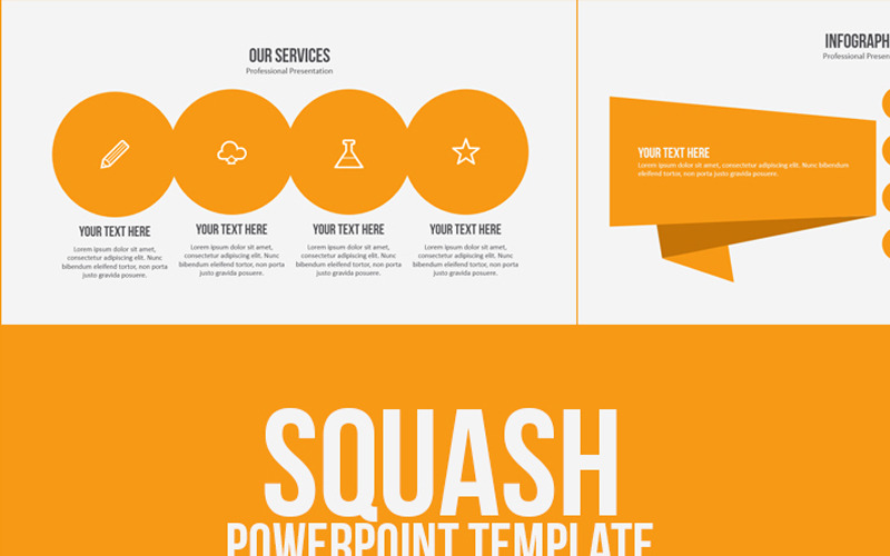 Squash PowerPoint template #80913 - TemplateMonster
