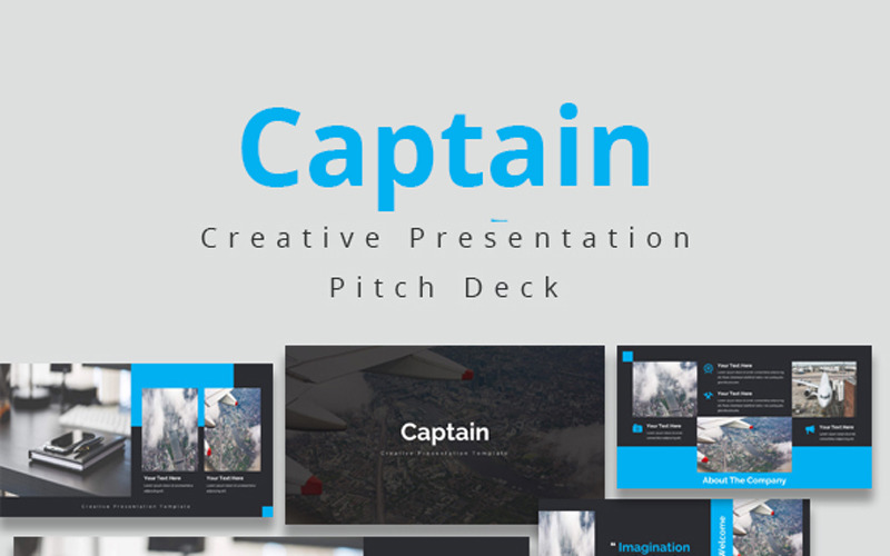 Captain PowerPoint template #81164 - TemplateMonster