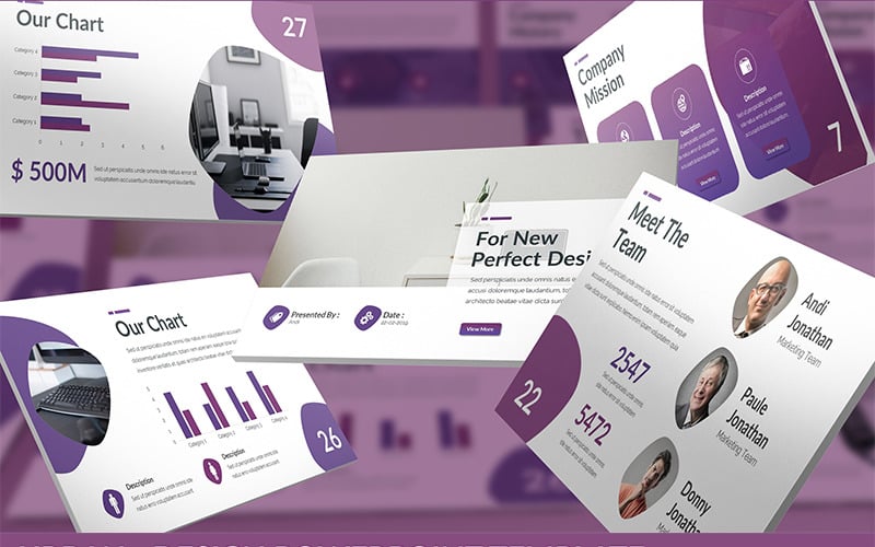 Urban - Design PowerPoint template #82135 - TemplateMonster