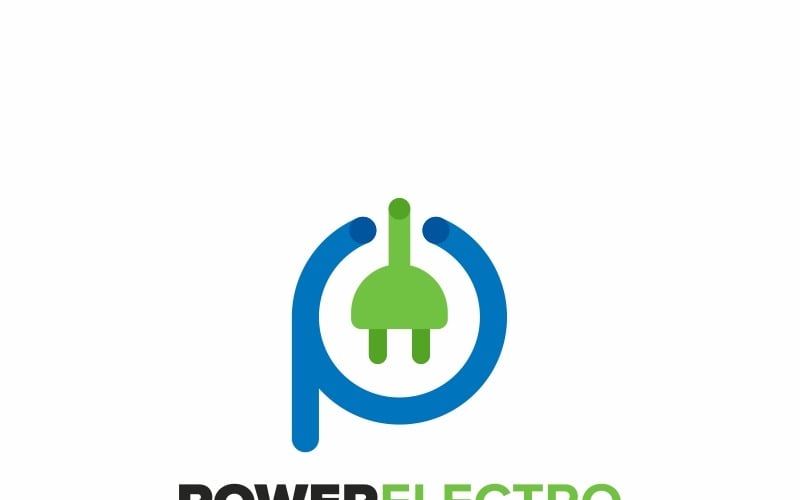 Power Electric Logo Template #82715 - TemplateMonster