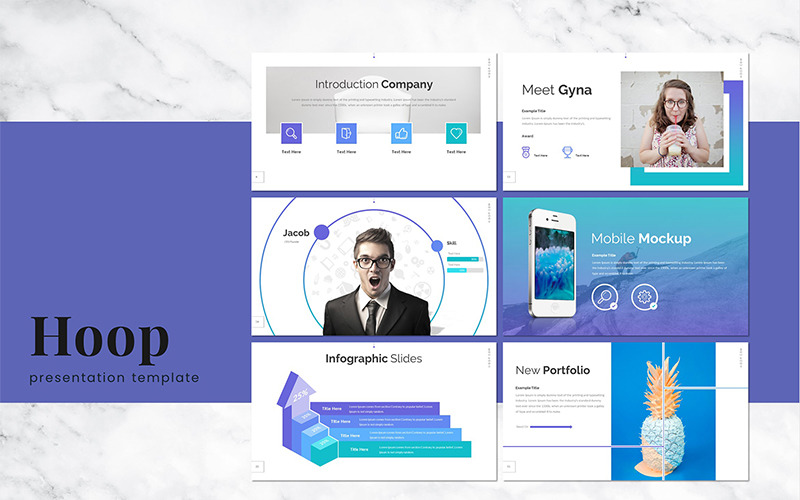 Aro plantilla de PowerPoint #83168 - TemplateMonster