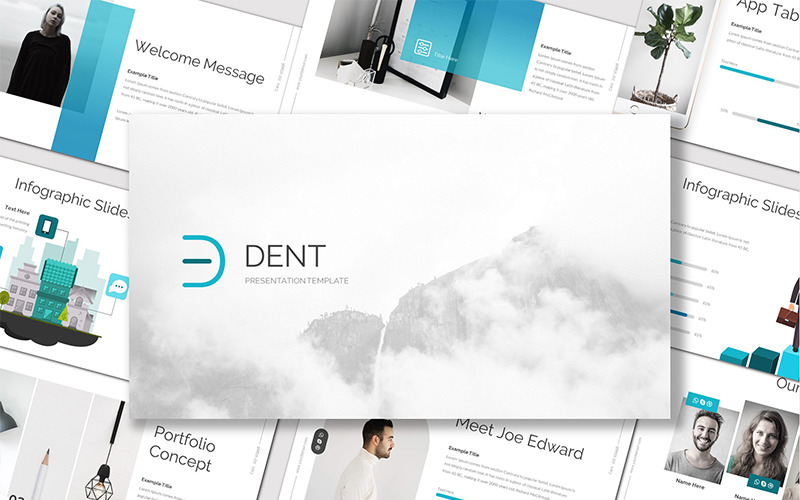 Dent PowerPoint template #83137 - TemplateMonster