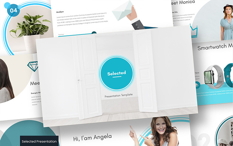 Selected PowerPoint template #83132 - TemplateMonster