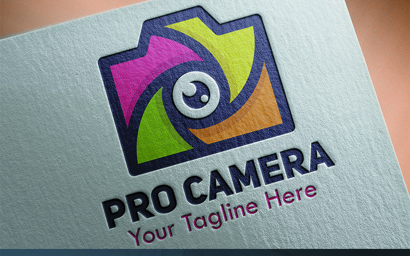 Pro Camera Logo Template #83917 - TemplateMonster