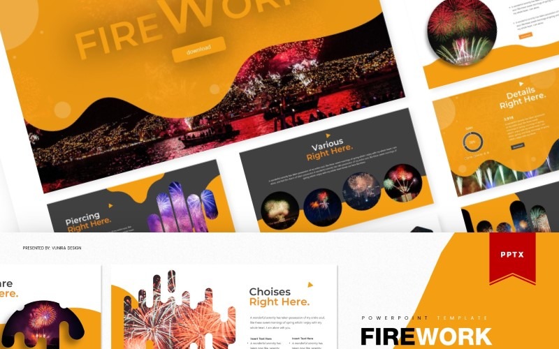 Firework | PowerPoint Template #84911