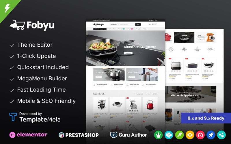 Fobyu - Kitchen Appliances Store PrestaShop Theme
