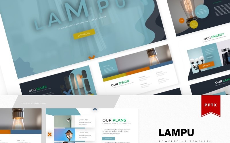 Lampu | PowerPoint Template #84909
