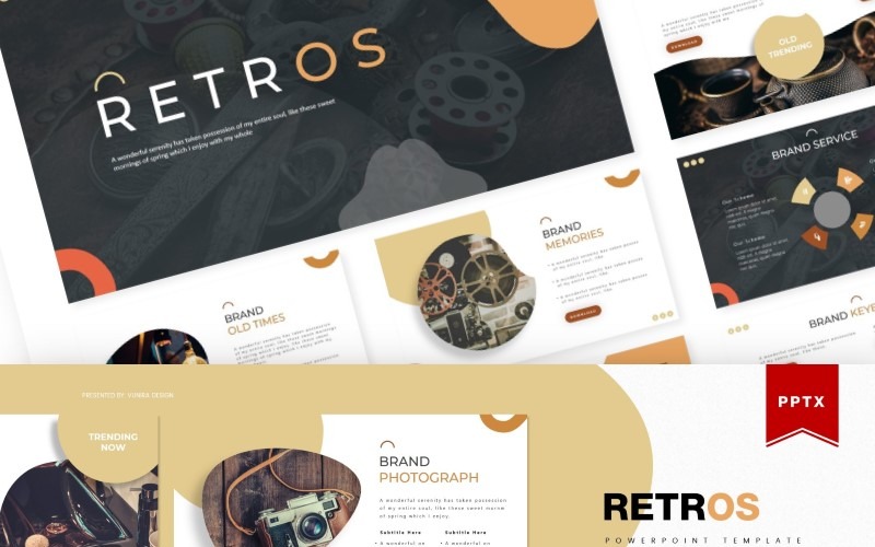 Retros | PowerPoint Template #84914
