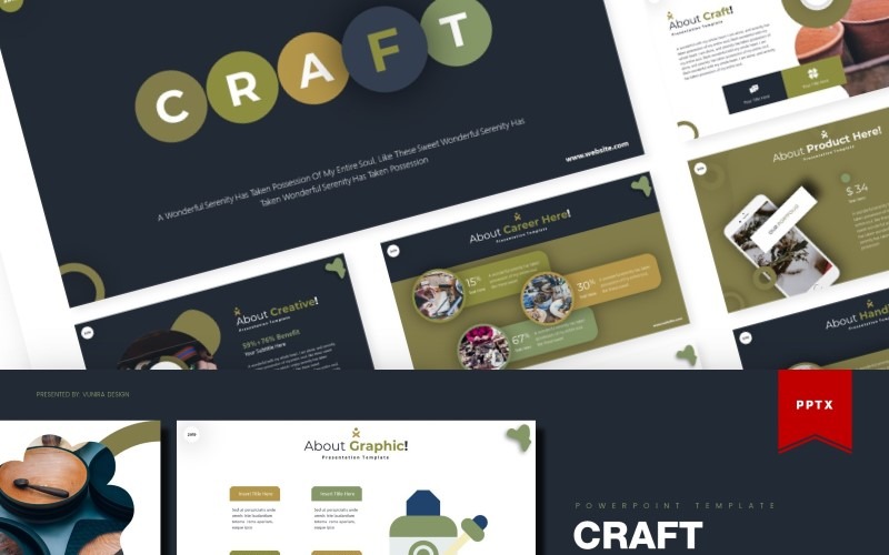 Craft | PowerPoint Template #85427