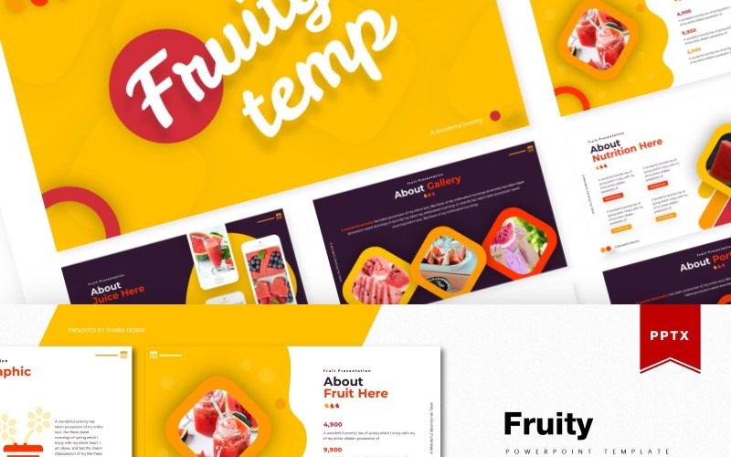 Fruity | PowerPoint Template #85523