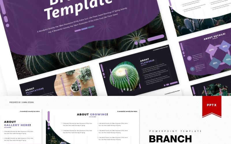 Branch | PowerPoint Template #85617