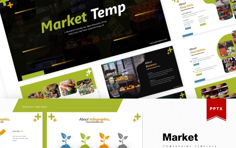 Market | PowerPoint Template #85605