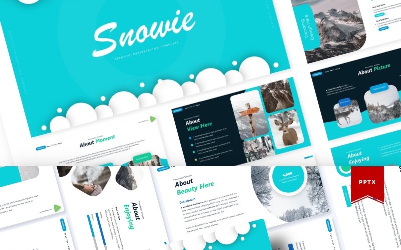 Snowie | PowerPoint Template #85606