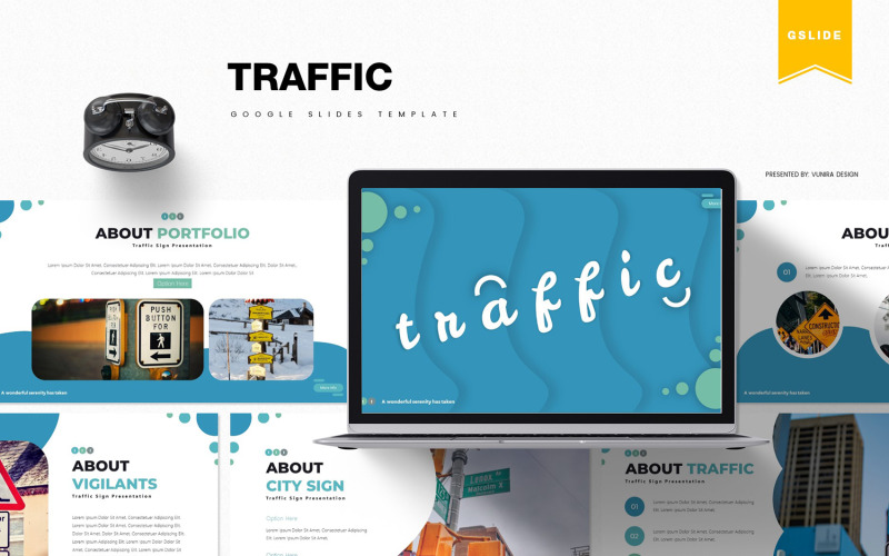 Traffic | Google Slides #85631 - TemplateMonster