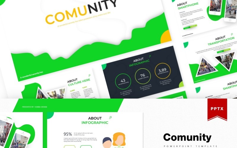 Comunity | PowerPoint Template #85877