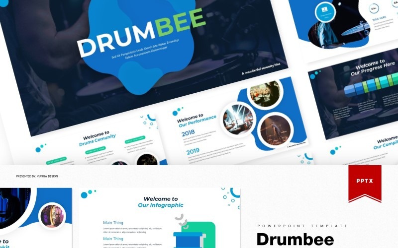 Drumbee | PowerPoint Template #85873