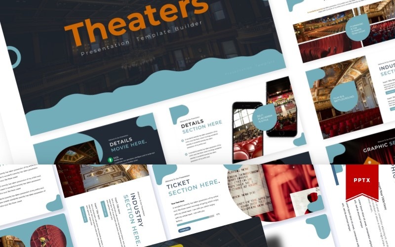 Theaters | PowerPoint Template #85882