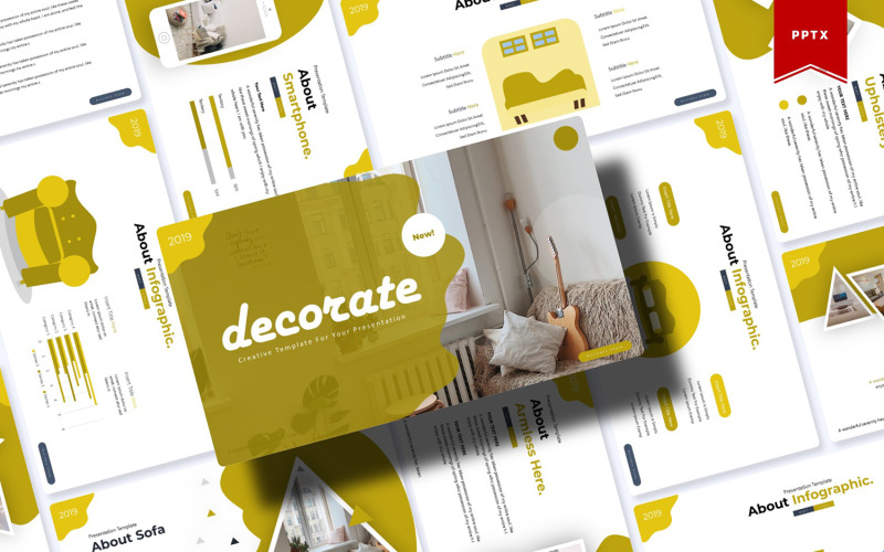Decorate | PowerPoint template #86030 - TemplateMonster