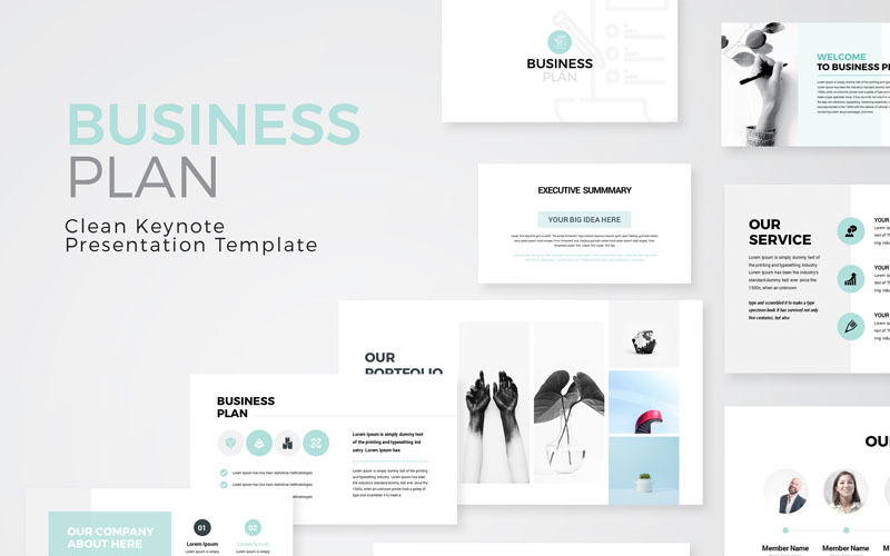 Business Plan Presentation - Keynote template