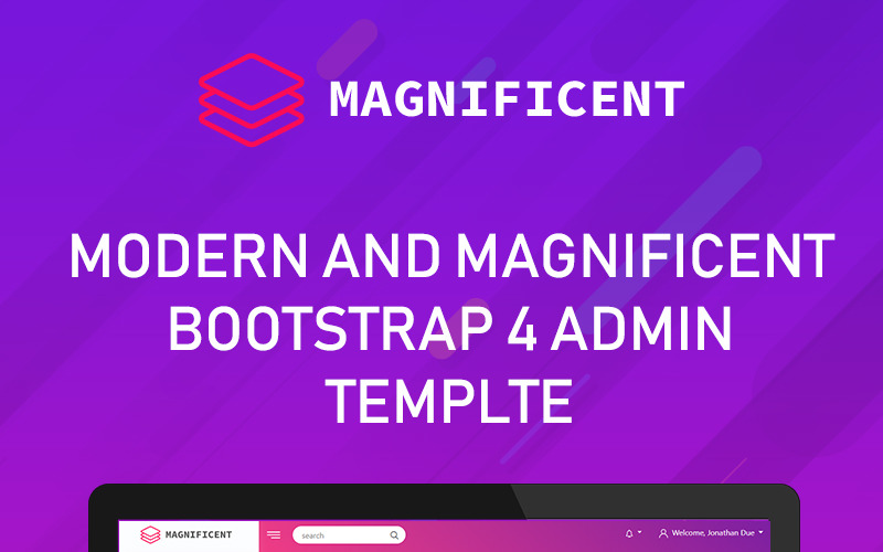 Magnificent Admin Template #86226