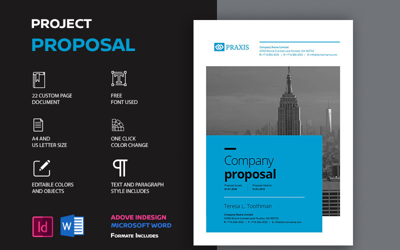 Project Proposal - - Corporate Identity Template