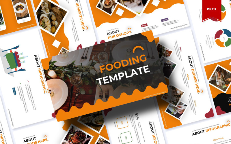 Nourriture | Modèle PowerPoint #87081 - TemplateMonster
