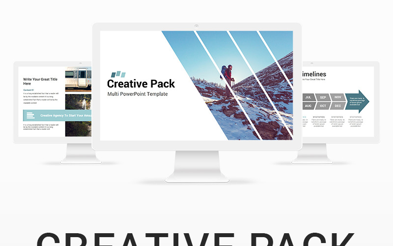 PowerPoint šablona Creative Pack #87409 - TemplateMonster