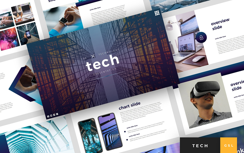 Tech - Technology Presentation Google Slides