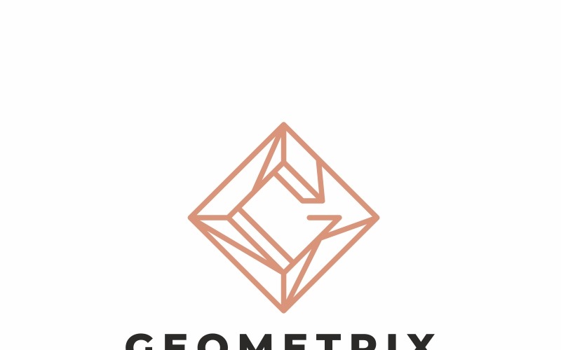 Geometrix-G Letter Logo Template #88255 - TemplateMonster