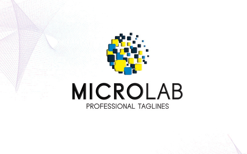 MicroLab Logo Şablonu #88520 - TemplateMonster