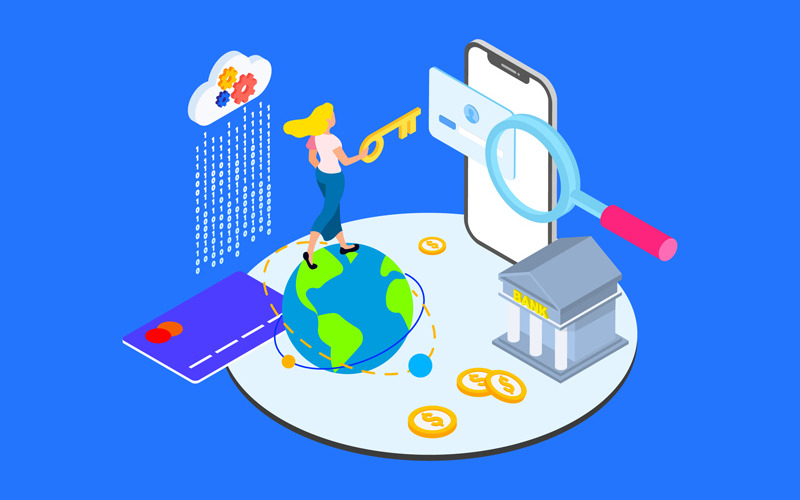 Financial Access 1 - Illustration #88785 - TemplateMonster