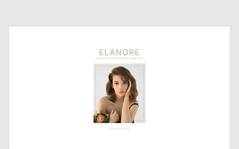 Elanore - Plantilla de Keynote #91580 - TemplateMonster