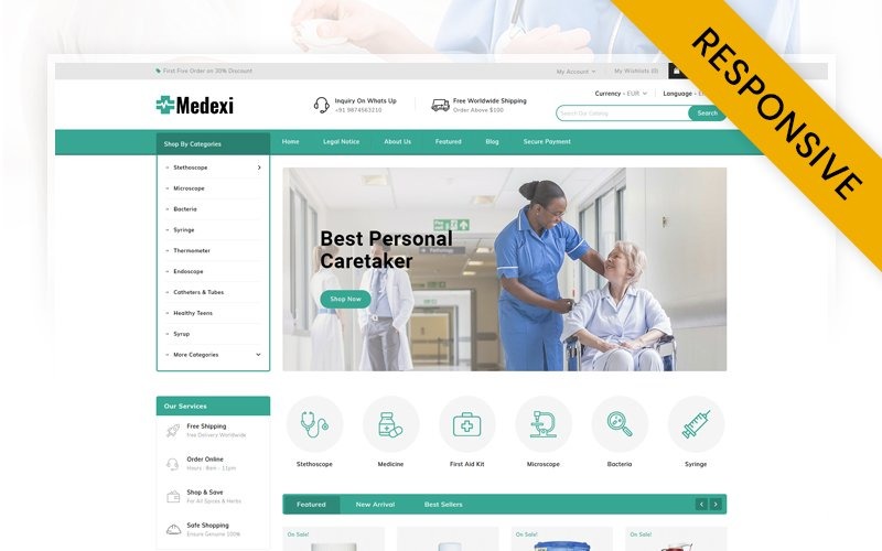 Modèle pour site médical | TemplateMonster