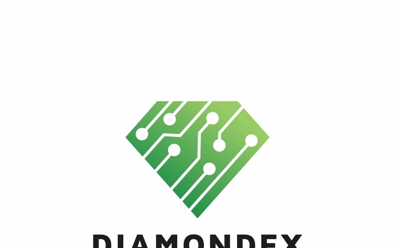 Diamond Tech Logo Vorlage #91822 - TemplateMonster