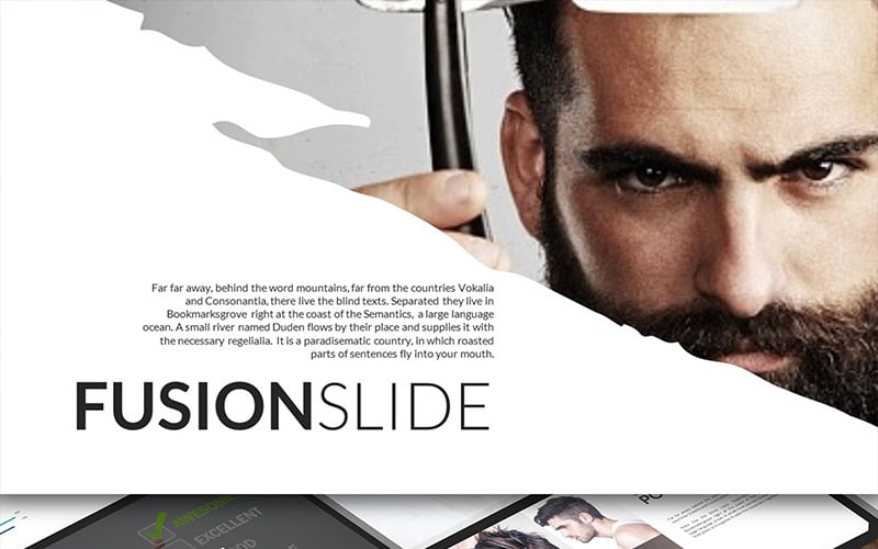 Stylish PowerPoint template #92025 - TemplateMonster