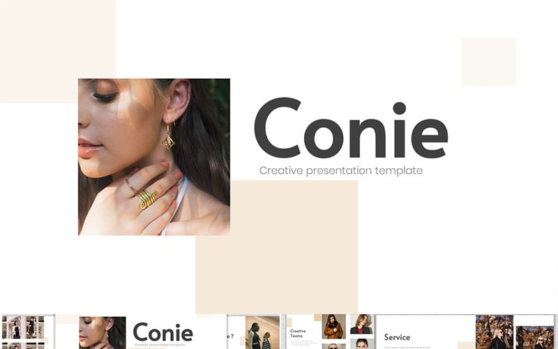 Conie PowerPoint template #92311 - TemplateMonster